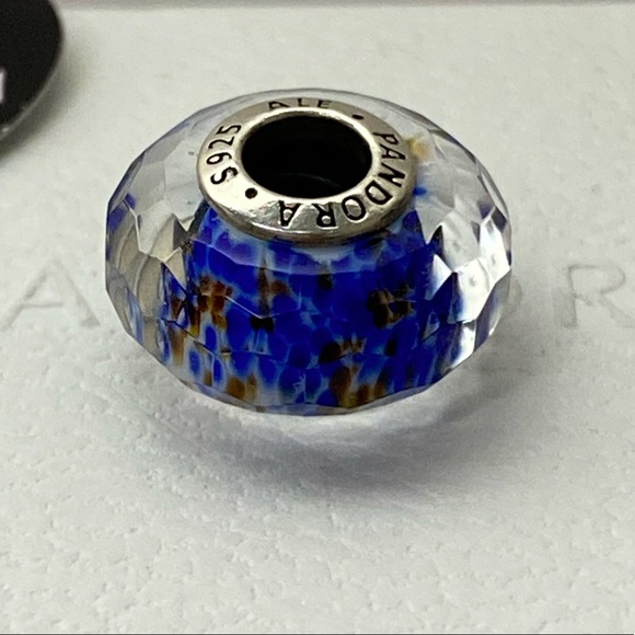 Pandora | Jewelry | Pandora Deep Ocean Sea Glass Murano Bead Retired ...